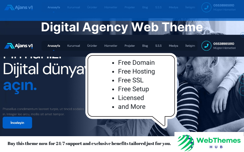 Digital Agency Web Theme – Web Themes Hub